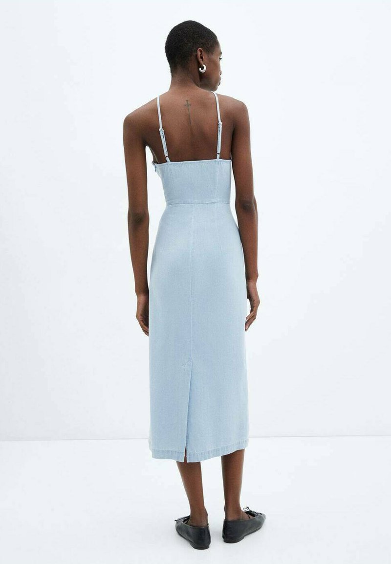 Mango LESTER-H - Vestido vaquero - lichtblauw/azul claro - Zalando.es