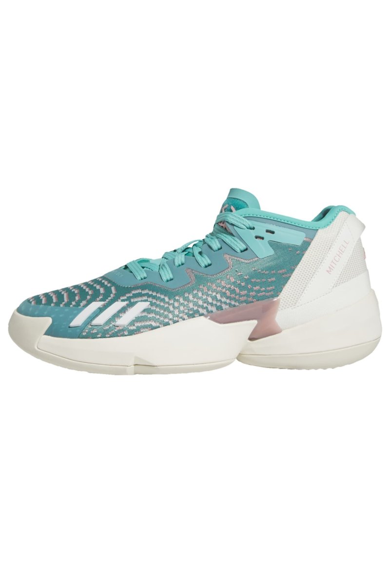 adidas Performance Basketballschuh - semi mint rush mauve off white ...