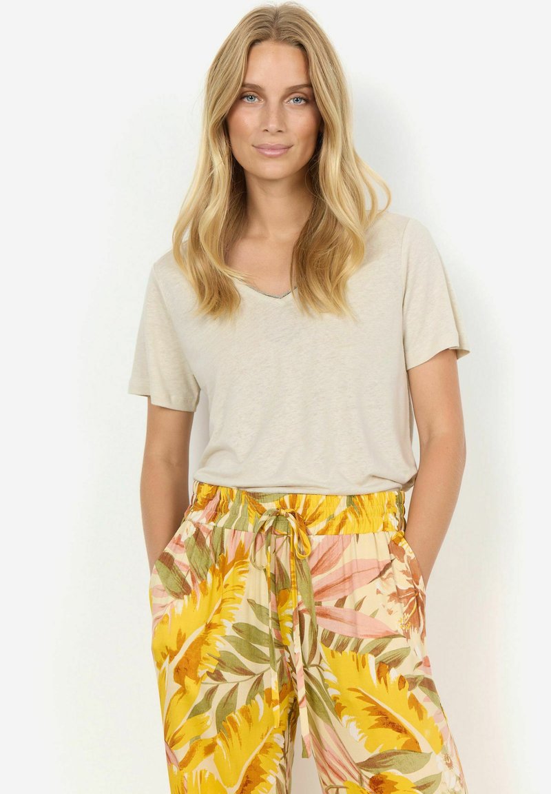 Soyaconcept EMEL - T-Shirt basic - sand/beige - Zalando.de