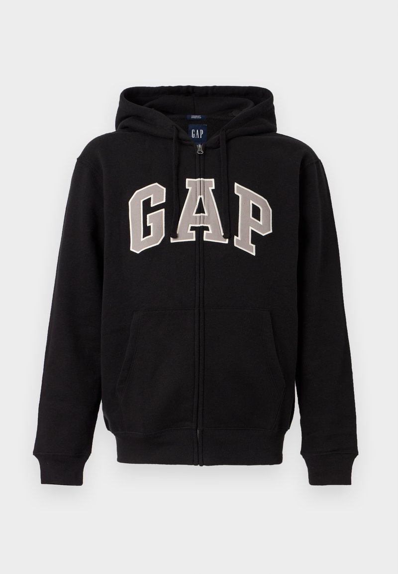 GAP CORE ARCH - Sweat à capuche - true black/noir - ZALANDO