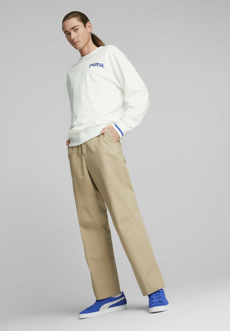 Puma TEAM CREW NECK - Sweatshirt - white/weiß - Zalando.ch