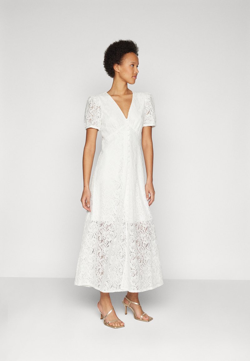 YAS YASYARA 2/4 ANKLE DRESS - Occasion wear - star white/white - Zalando.ie