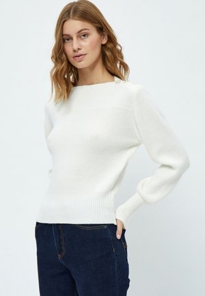 PEPPERCORN PCTANA - Strickpullover - cloud dancer/offwhite - Zalando.ch