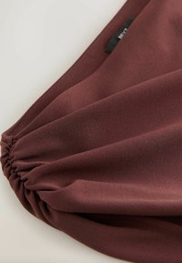 Next REGULAR FIT - DRAPED RUCHED - Tubino - chocolate brown/marrone ...