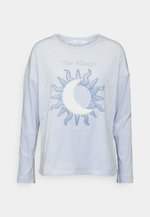 women'secret MAGIC LONG SLEEVES LONG PANT - Pyjama - light blue ...
