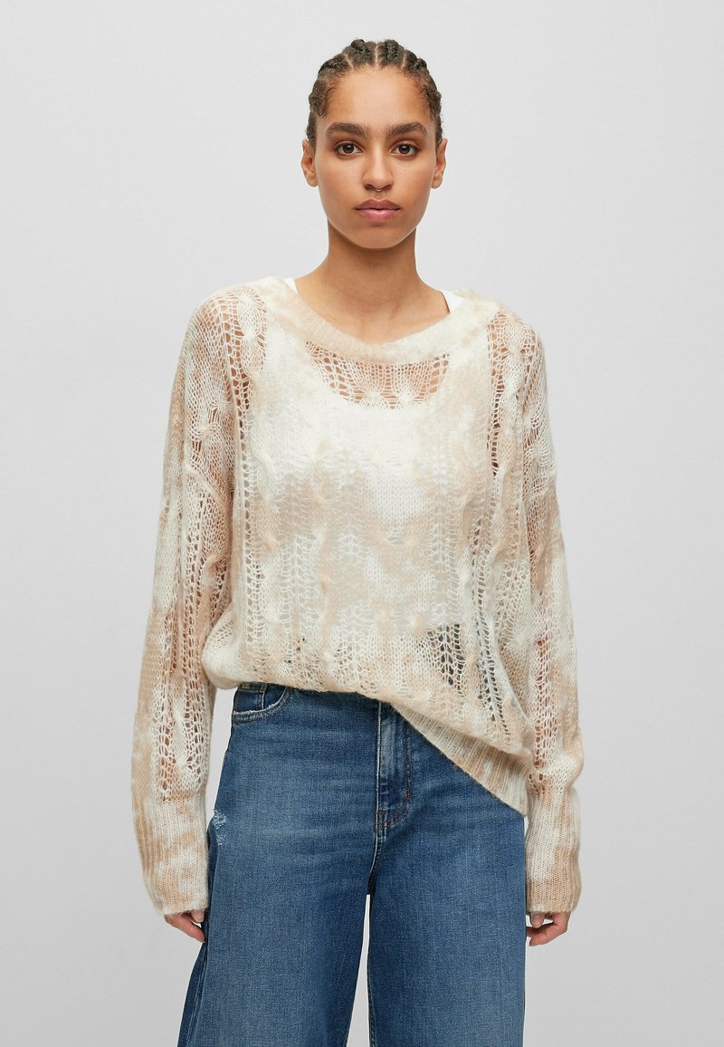 BOSS FOKSA - Jumper - patterned two/off-white - Zalando.co.uk