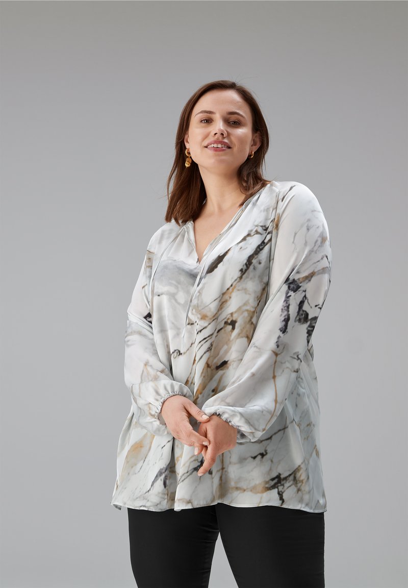 Sallie Sahne MILA - Blouse - marble/écru - ZALANDO.BE