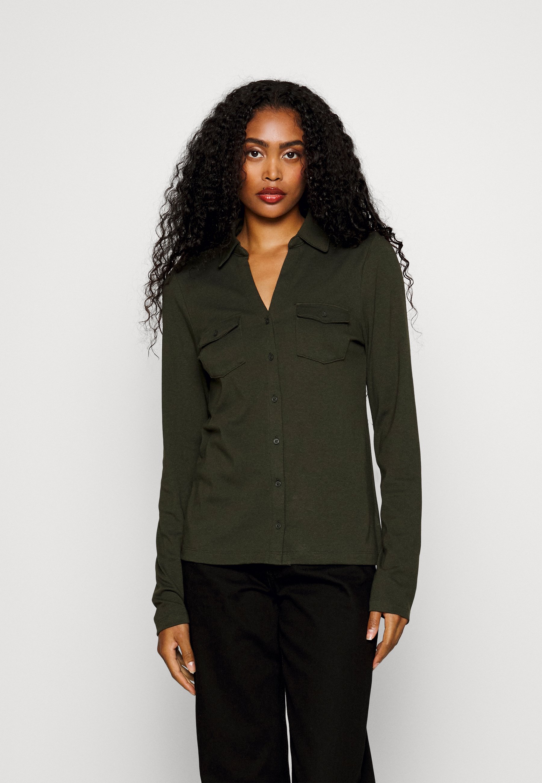 Blouse button gap store