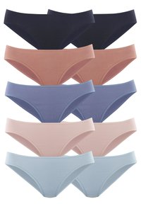 LASCANA 10 PACK - Briefs - blau, apricot mix/blue - Zalando