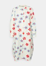 Marimekko KRIHKE DEMETER DRESS - Day dress - off-white/red/blue/off ...