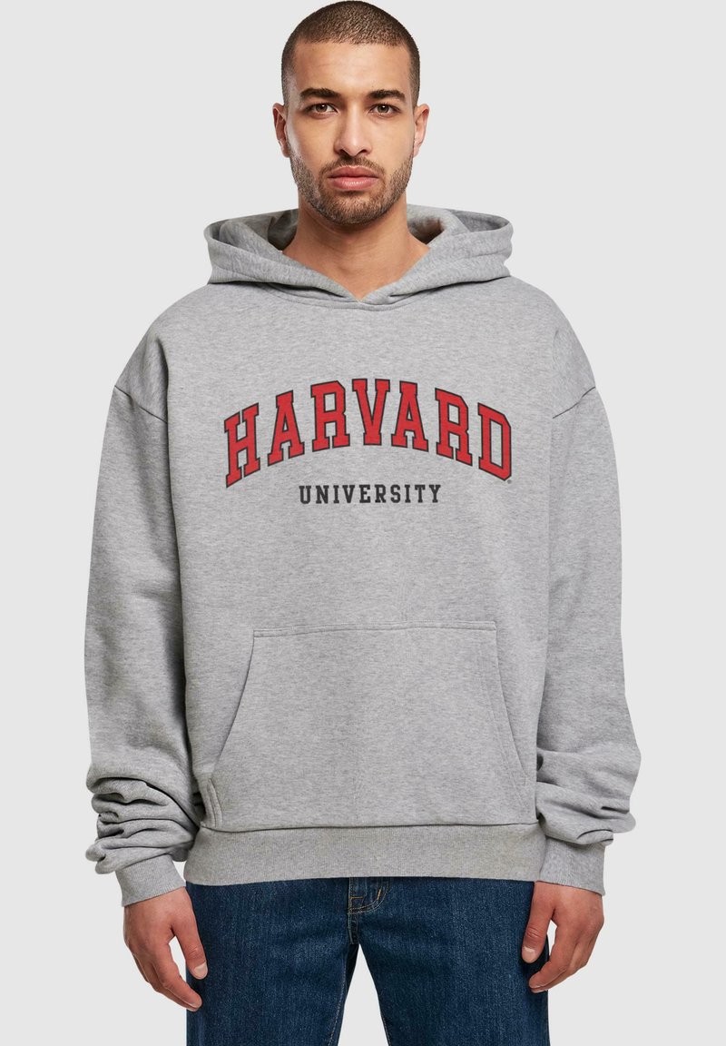 Merchcode HARVARD UNIVERSITY - SCRIPT ULTRA HEAVY - Hoodie - grey/grijs ...