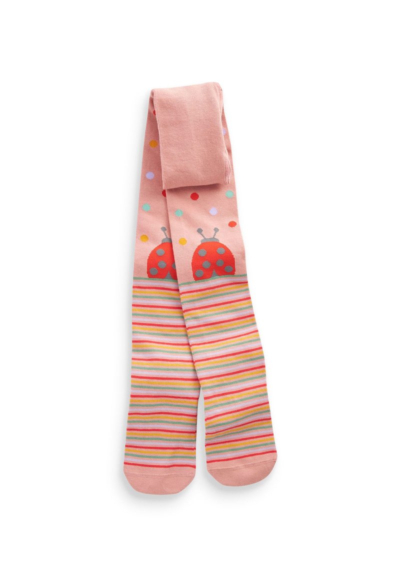 Next COTTON RICH LADYBIRD CHARACTER TIGHTS - Tights - pink - Zalando