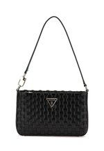 Guess TWILLER MINI TOP ZIP SHOULDER - Handtasche - black/schwarz ...
