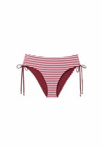 Calzedonia Bas de bikini - streifen nautical stripes bordeaux/bordeaux ...