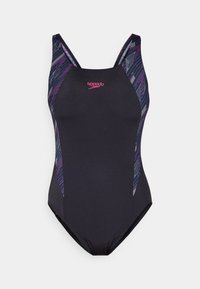 Speedo WOMENS HYPERBOOM SPLICE MUSCLEBACK - Badeanzug - black/electric ...