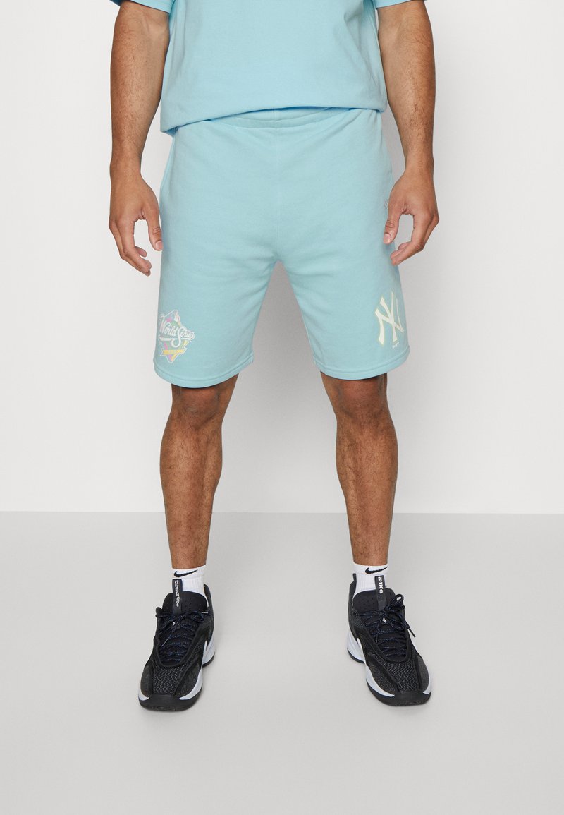 New Era NEW YORK YANKEES MLB PASTEL SHORTS - kurze Sporthose - blue ...