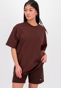Black Bananas ESSENTIAL - T-Shirt basic - brown/braun - Zalando.de