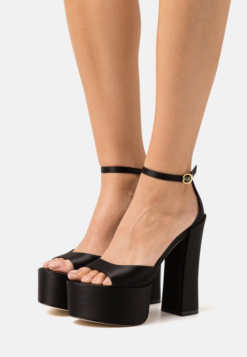 Stuart Weitzman SKYHIGH - Platform sandals - black - Zalando.co.uk
