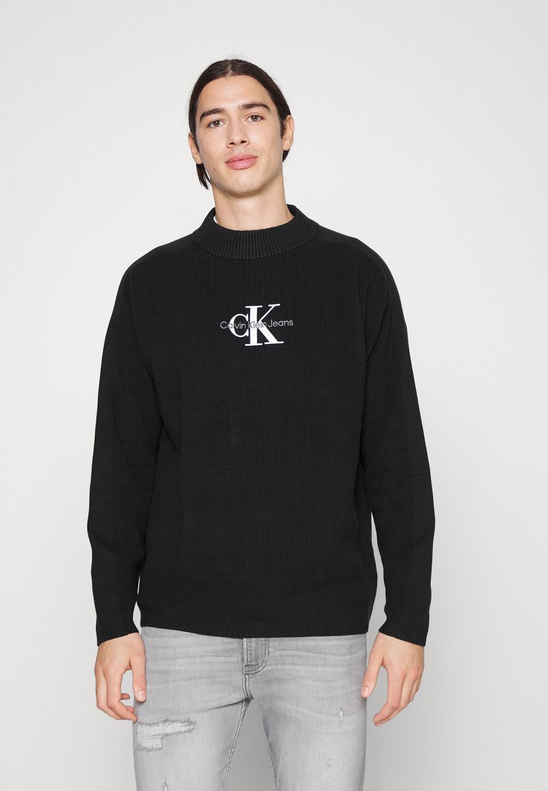 Calvin Klein Jeans Jersey De Punto Black Negro Zalando Es