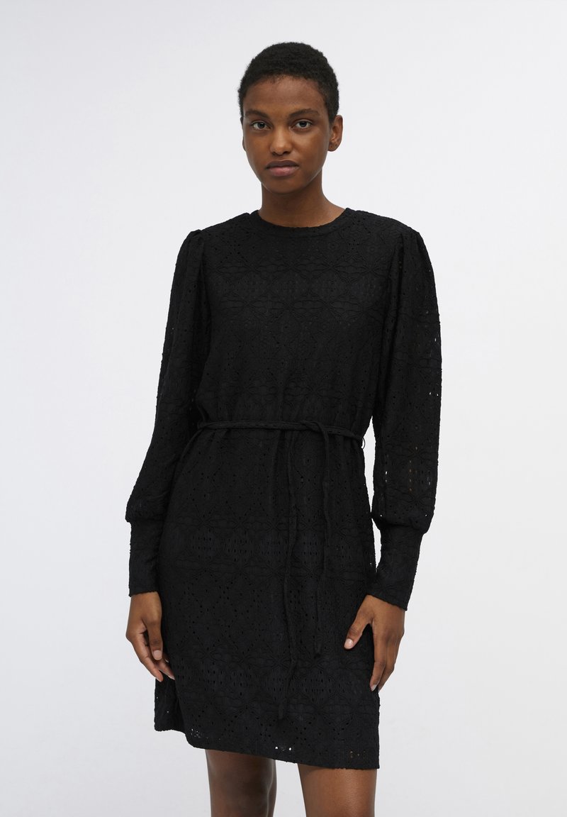 Object FEODORA L/S - Jurk - black/zwart - Zalando.be