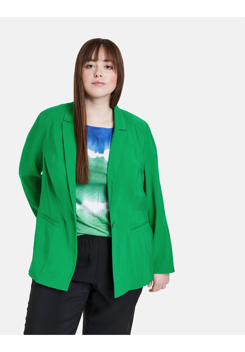 Samoon LANGARM GEFÜTTERT FEINER - Blazer - really green/grün - Zalando.de