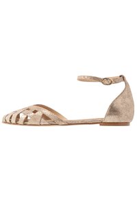 Jonak Baleríny s otevřenou špičkou - gold-coloured/zlatá barva - (Pre ...