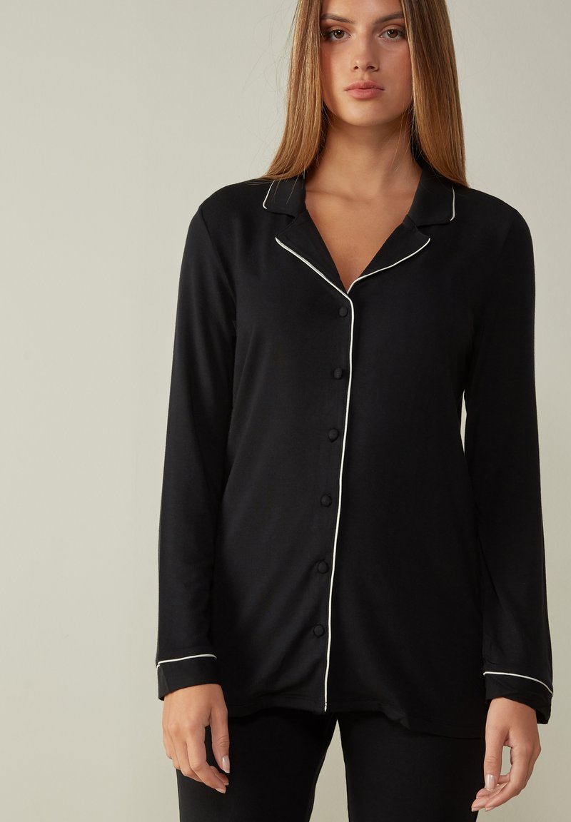 Intimissimi Long-sleeved - Haut de pyjama - black/noir - ZALANDO.FR
