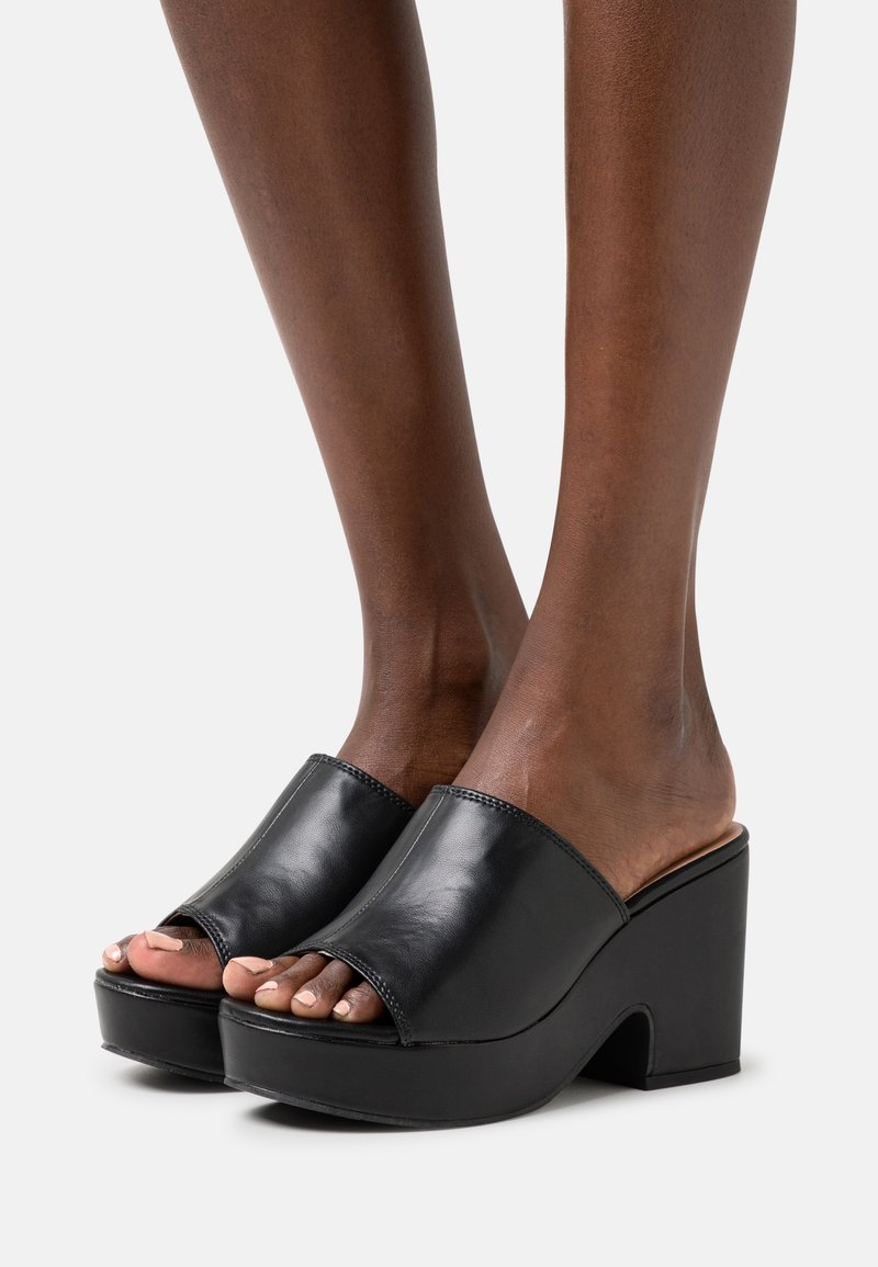 Anna Field Wide Fit WIDE FIT - Mules à talons - black/noir - ZALANDO.FR