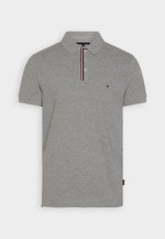 Tommy Hilfiger RWB PLACKET TIPPING REG - Polo shirt - light grey heather/mottled light grey ...