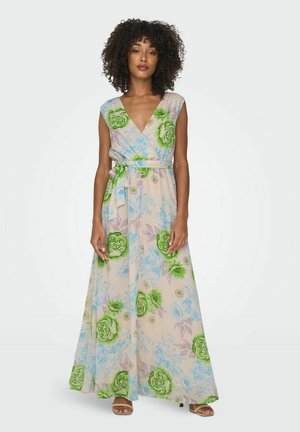 Chelsea Clark WITH RUFFLES ON THE SHOULDERS - Robe longue - dark green ...