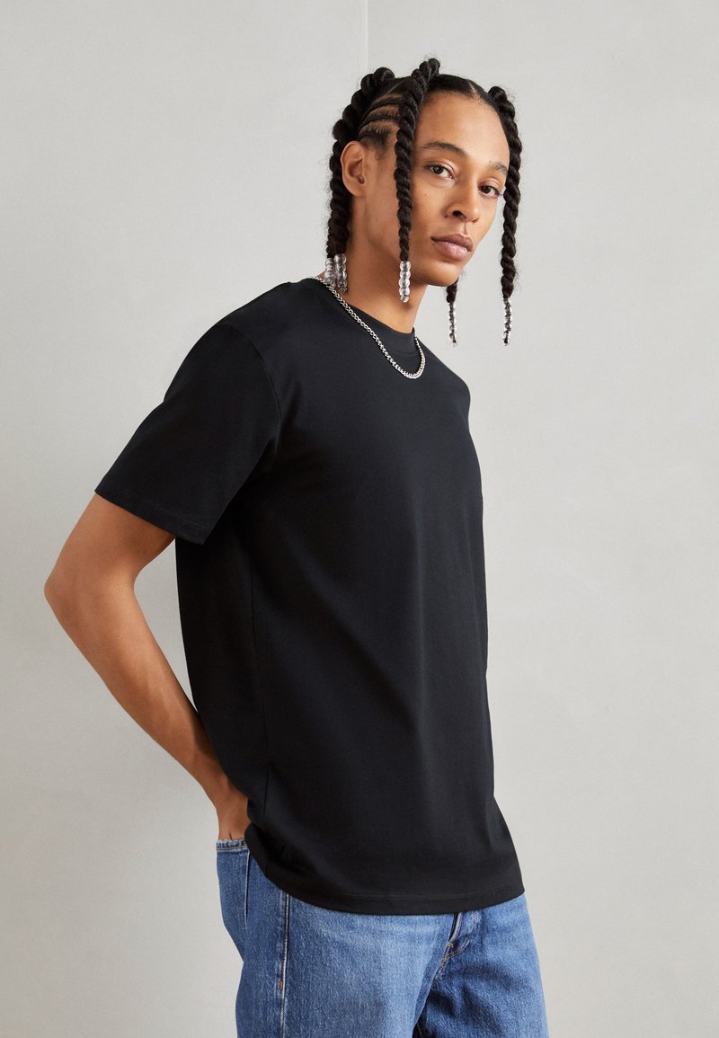 Minimum AARHUS - T-Shirt basic - black/schwarz - Zalando.at