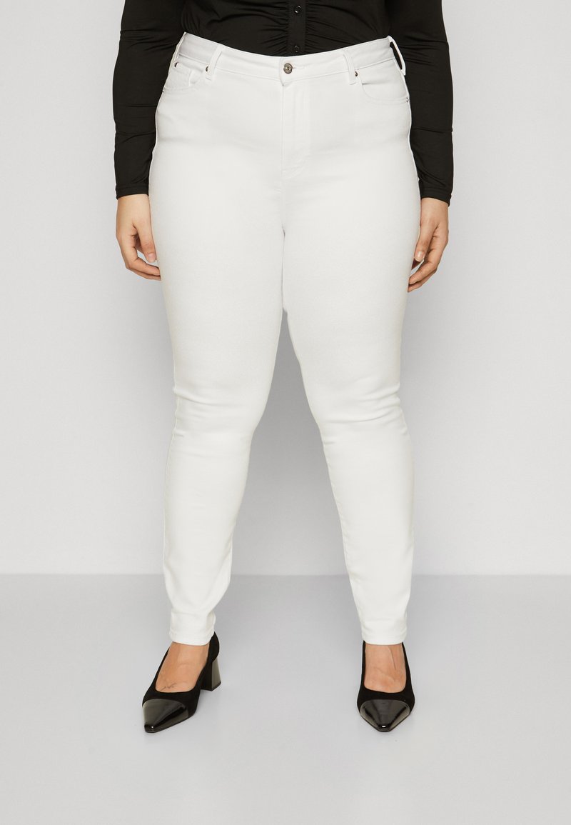Tommy Hilfiger Curve HARLEM - Jeans Skinny - white/blanc - ZALANDO.FR