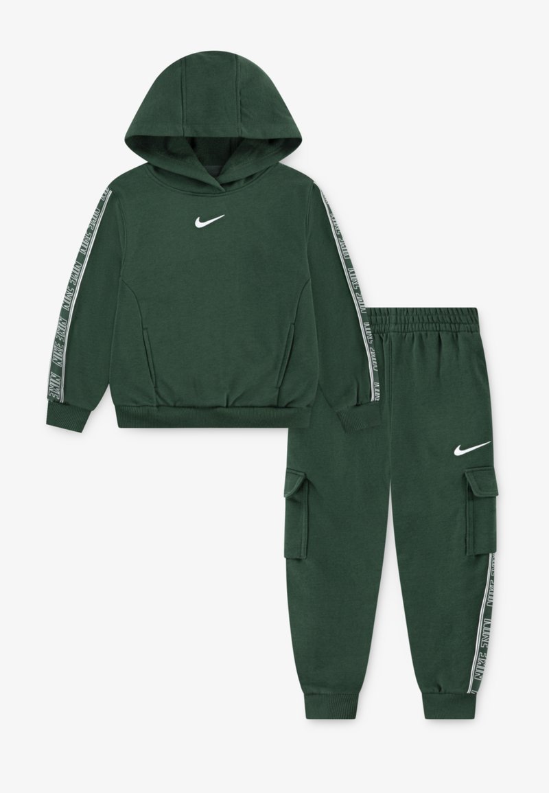 Nike Sportswear JOGGER TAPING UNISEX SET - Felpa con cappuccio - fir ...