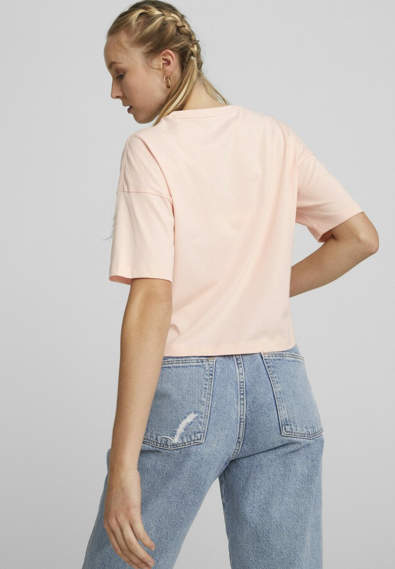 Puma ESSENTIALS LOGO CROPPED - T-Shirt print - rose dust/pink - Zalando