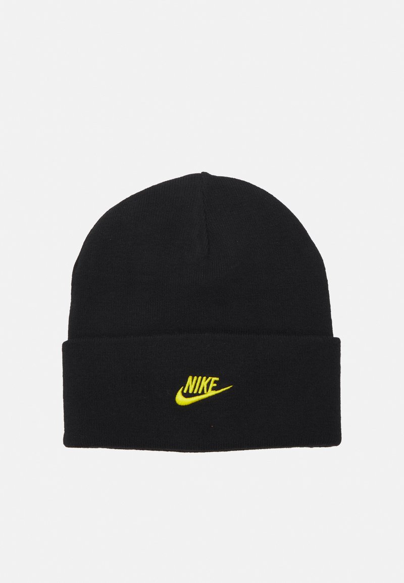 Nike Sportswear REVERSIBLE PEAK BENAIE SMILEY UNISEX - Gorro - black ...