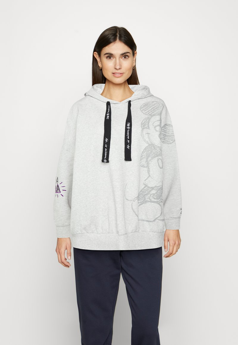 Desigual MICKEY VIDA CHULA - Hoodie - light gray vigore/lichtgrijs ...