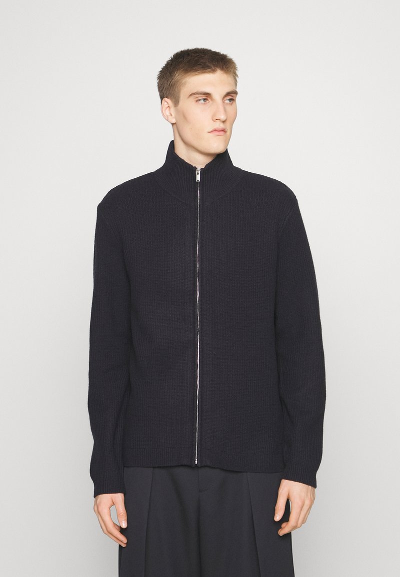 Holzweiler ATLANTIC ZIP CARDIGAN - Cardigan - navy/dark blue - Zalando.de