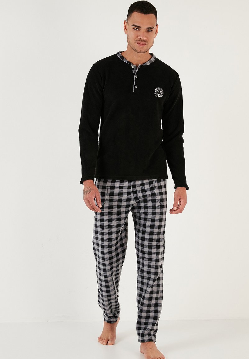 Buratti REGULAR FIT SET - Nattøj sæt - black/sort - Zalando.dk