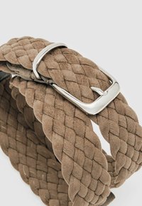 Reiss JESSE - Braided belt - light stone/beige - Zalando
