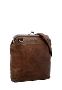 Gusti Leder KARLOTTA UNISEX - Torba na ramię/ciemnobrązowy - Zalando.pl
