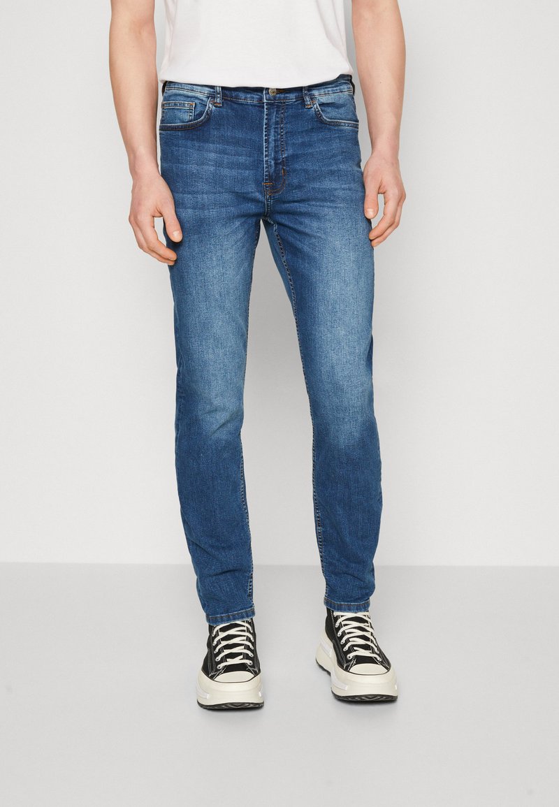 Denim Project MEMPHIS - Jeans Slim Fit - mable mid blue/dark-blue denim ...