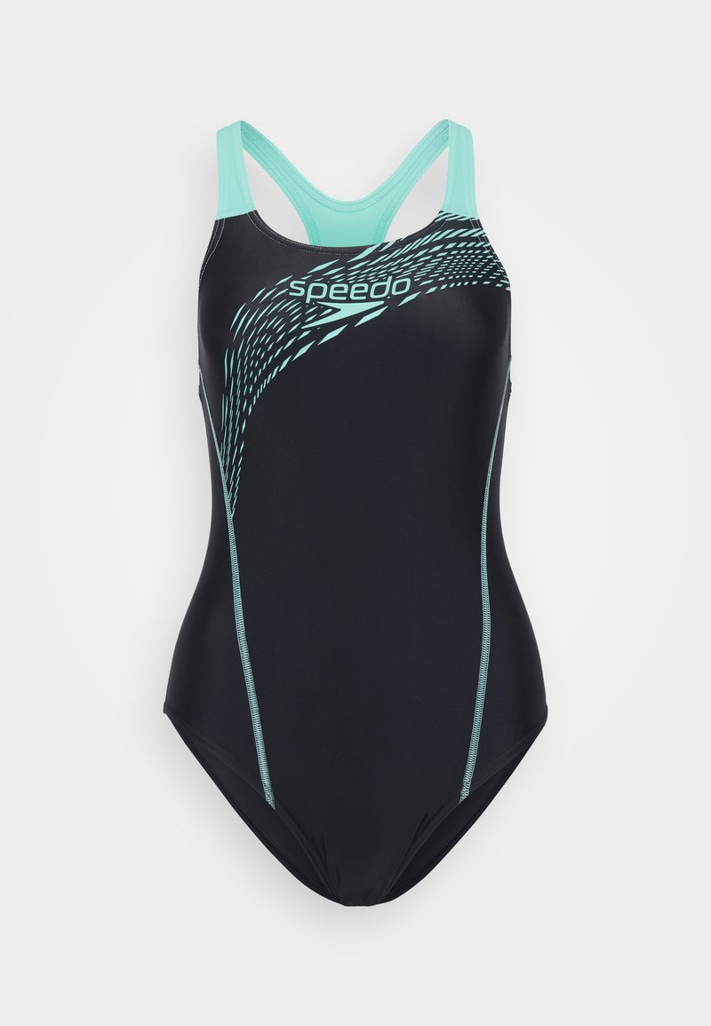 Speedo WOMENS MEDLEY LOGO PIECE - Traje de baño - arctic glass/turquesa ...