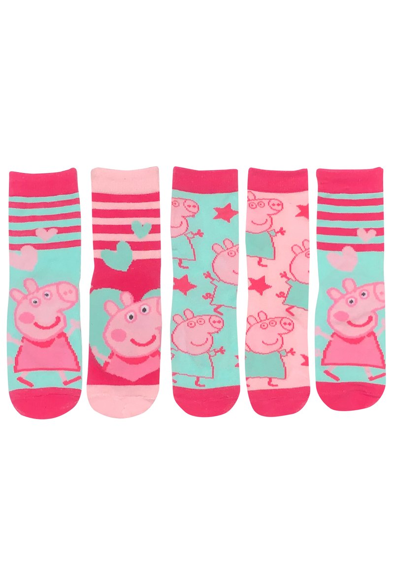 Peppa Pig 5 PACK - Socks - blau rosa/blue - Zalando