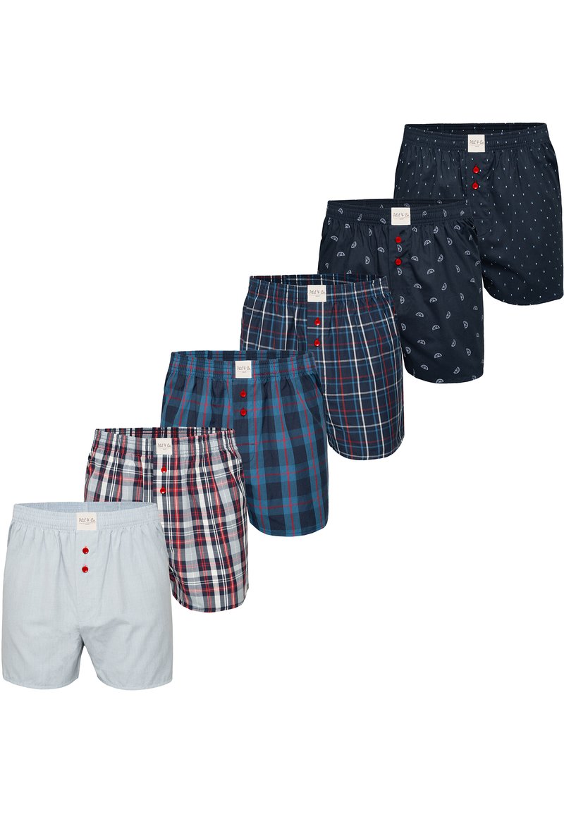 Phil & Co. Berlin 6-PACK CLASSIC - Boxershorts - blue/blauw - Zalando.nl