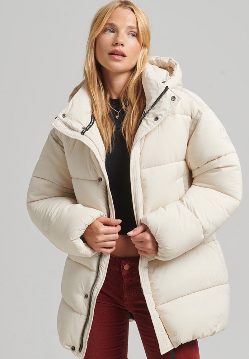 Superdry XPD COCOON PADDED - Winter jacket - rainy day/light yellow ...