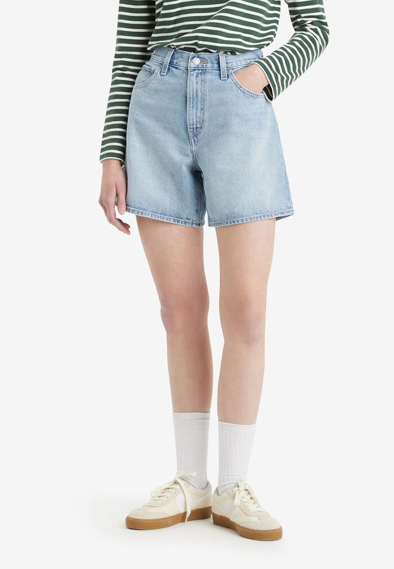 Levi's® HIGH BAGGY - Džínové kraťasy - far and wide/modrý denim ...