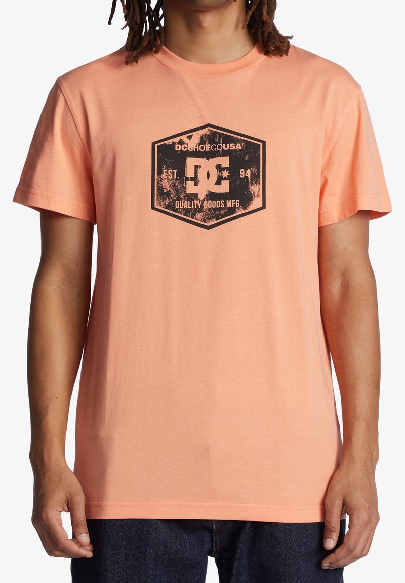 DC Shoes CHAIN LINK - FÜR - T-Shirt print - coral/koralle - Zalando.de