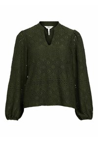 Object OBJFEODORA - Bluse - duffel bag/khaki - Zalando.dk