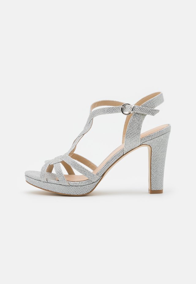 Sandales & Nu-pieds femme argent | Tous les articles chez Zalando