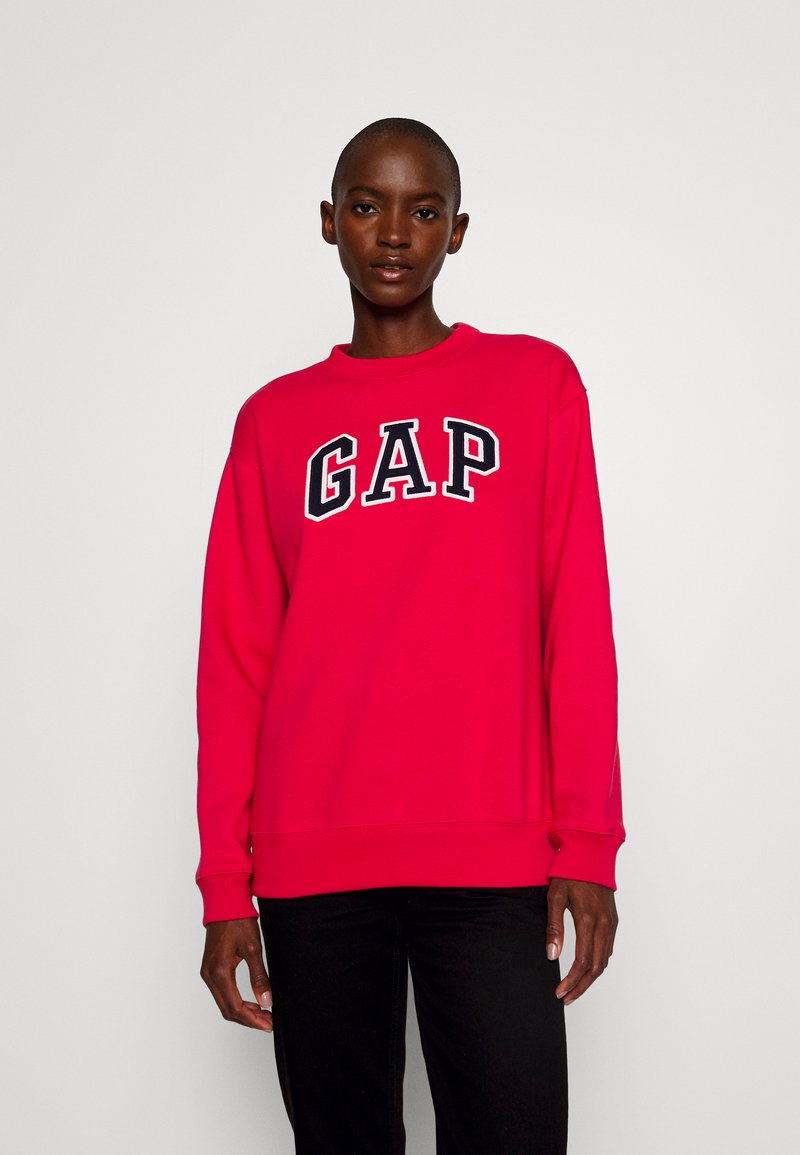 Gap Tall HERITAGE CREW - Sweatshirt - viva magenta/berry - Zalando
